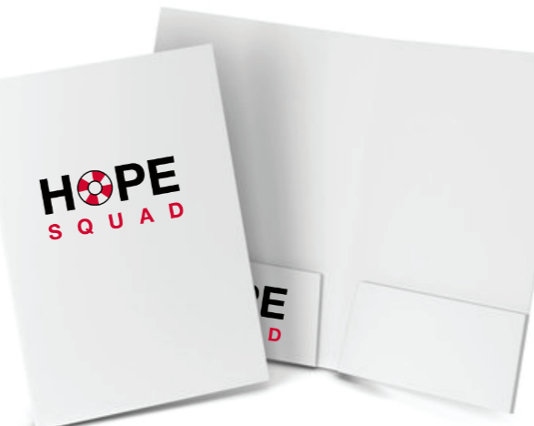 White Hope Squad Folder – Hope Squad Store-Run By Hope4Utah (501c3)